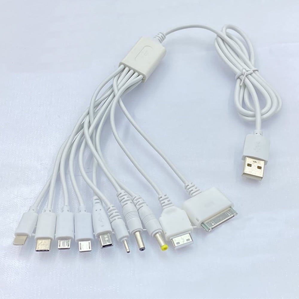 10 in 1 Universal USB Cable Multi Charging Cable Compatible with ...