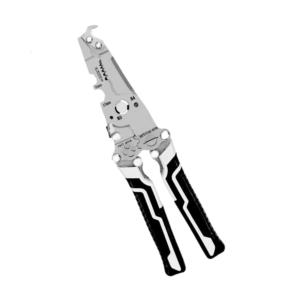 10 in 1 Wire Stripper Foldable Upgraded Multifunctional Folding Pliers ...