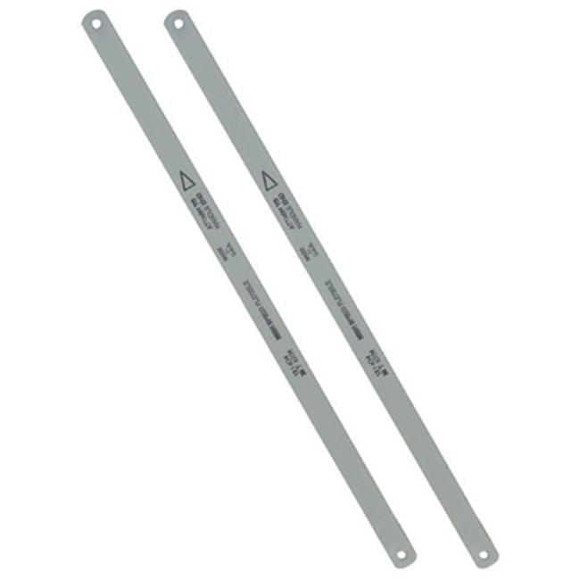 10 in. 24 Tooth Bi-Metal Hacksaw Blade Shatterproo - Pack of 2 ...