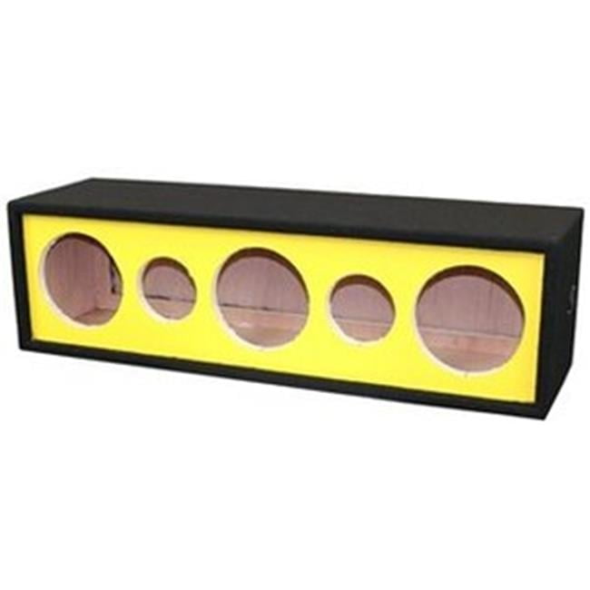 10 in. 3 Horns 2 Tweeters Side Speaker Enclosure, Yellow - Walmart.com