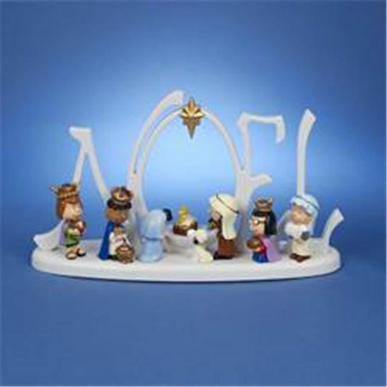 10 in. Battery-Operated LED Peanuts Lighted Nativity Scene - Walmart.com
