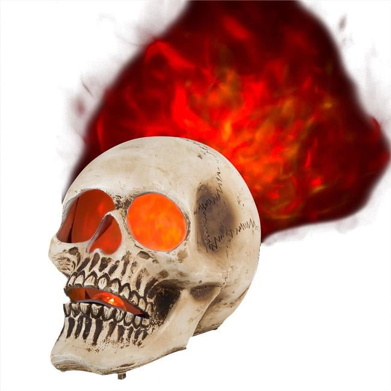 10 in. Blazing Scenes Skull Projection Fire & Ice - Walmart.com