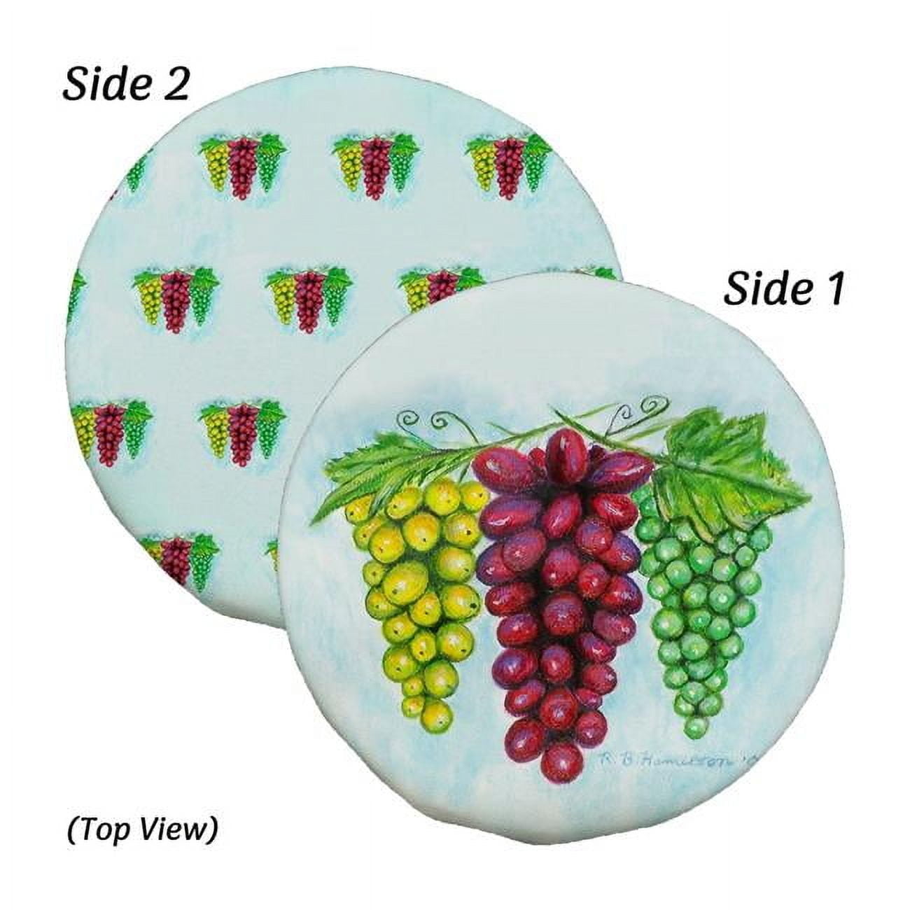 10 in. Bunches of Grapes Reversible Bowl Cover - Walmart.com