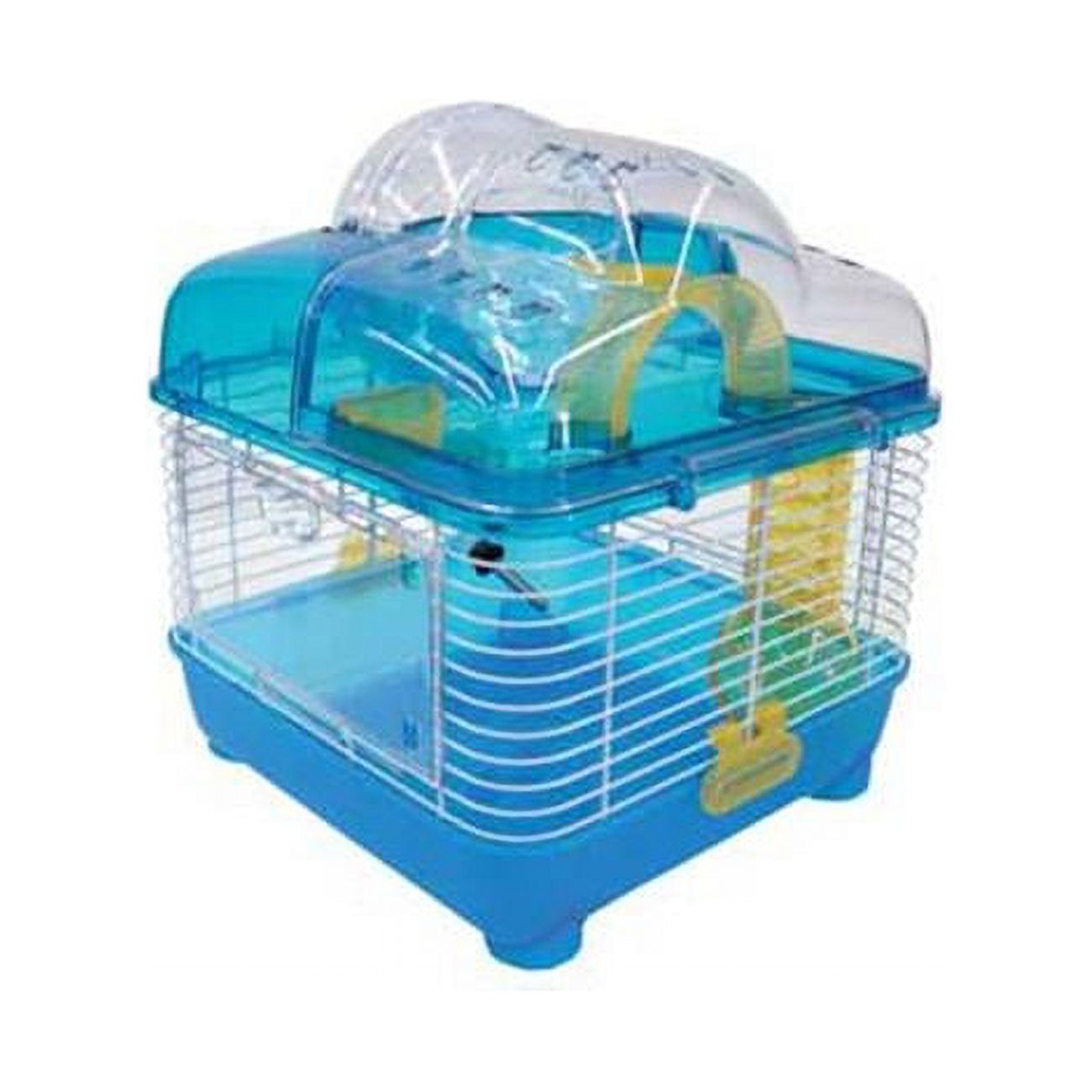 10 in. Clear Plastic Hamster-Mice Cage in Blue - Walmart.com