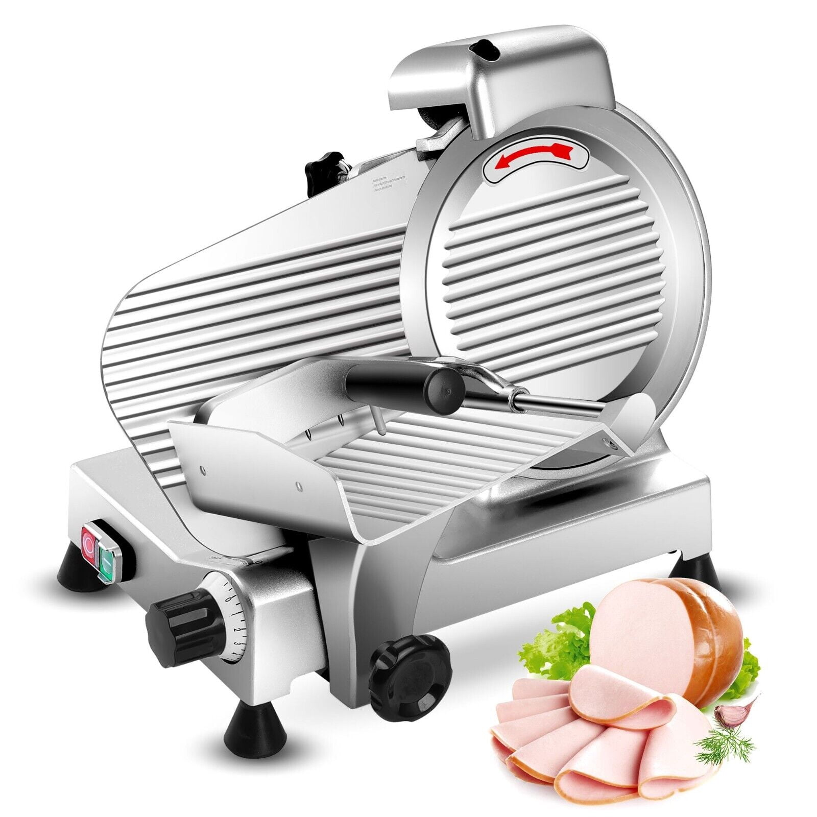 10 in Commercial Meat Slicer 240W Electric Frozen Meat Cheese Food ...