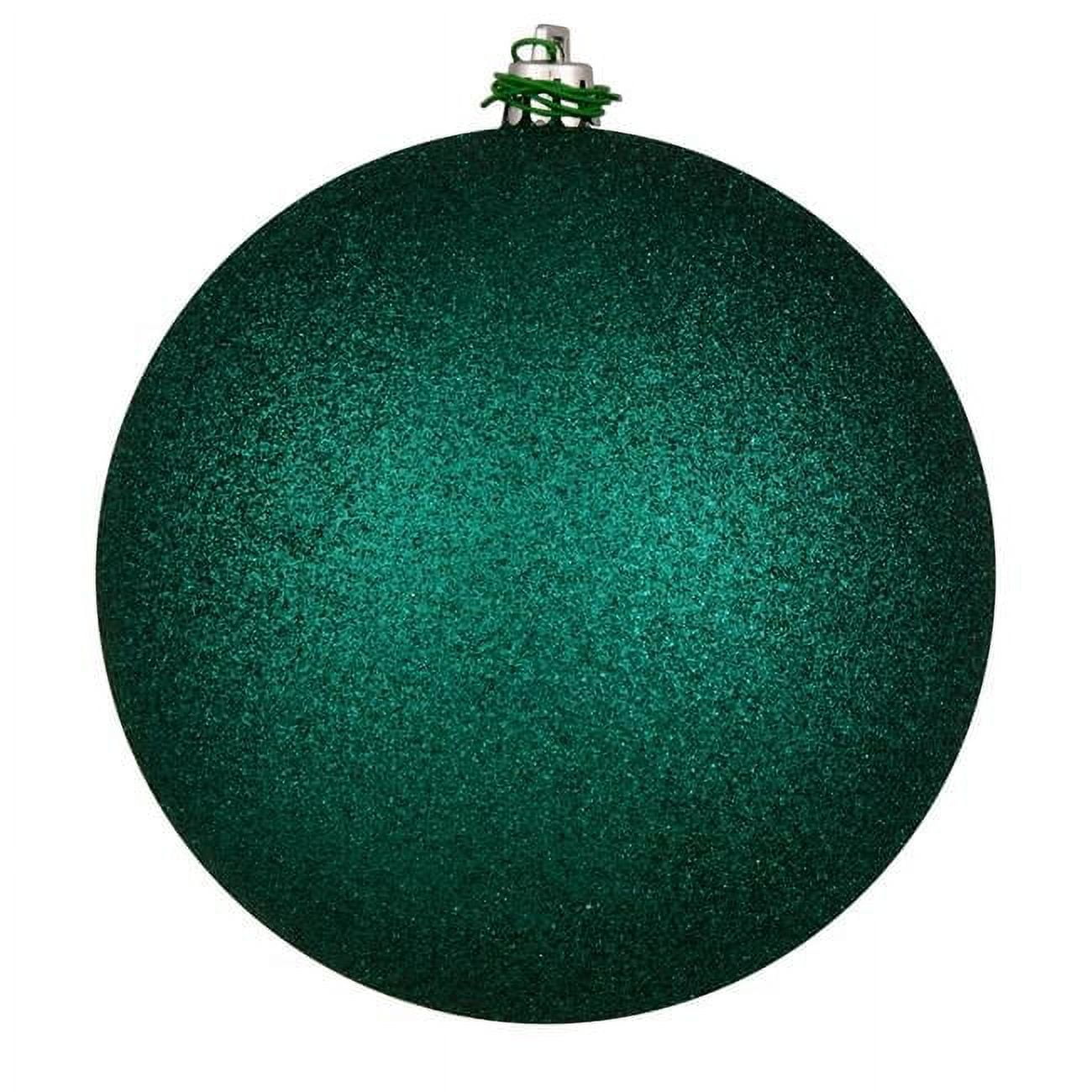 10 in. Dark Teal Glitter Ball Drilled - Walmart.com