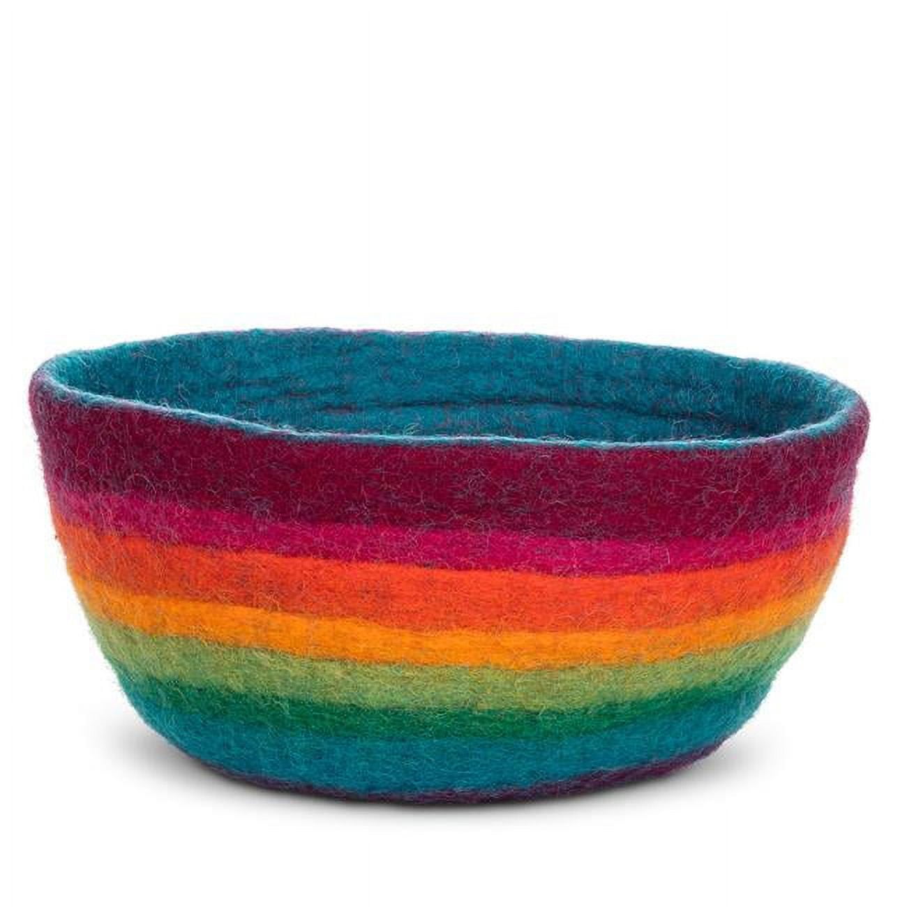 10 in. Felt Storage Bowl, Multi Color - Wool Felt - Walmart.com