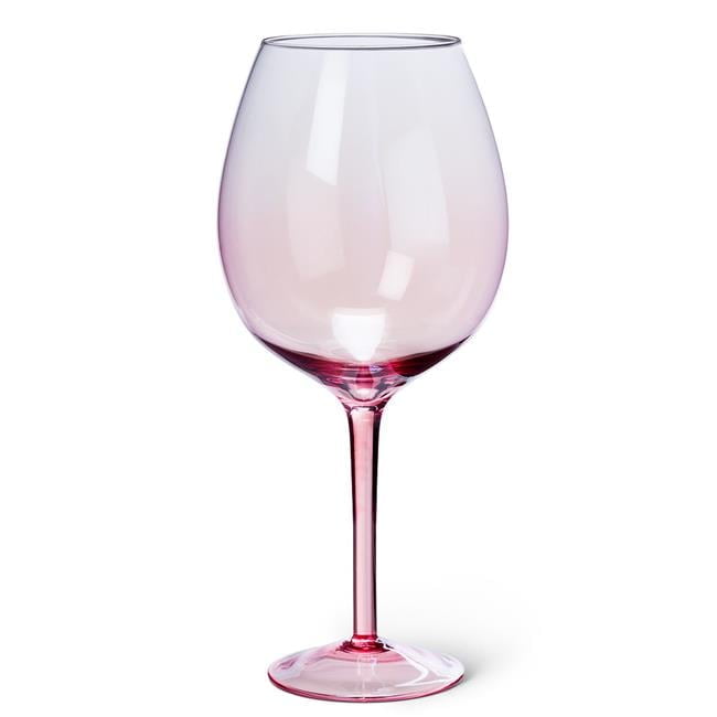 10 in. Iridescent Wine Glass, Pink Iris - Extra Large - Walmart.com