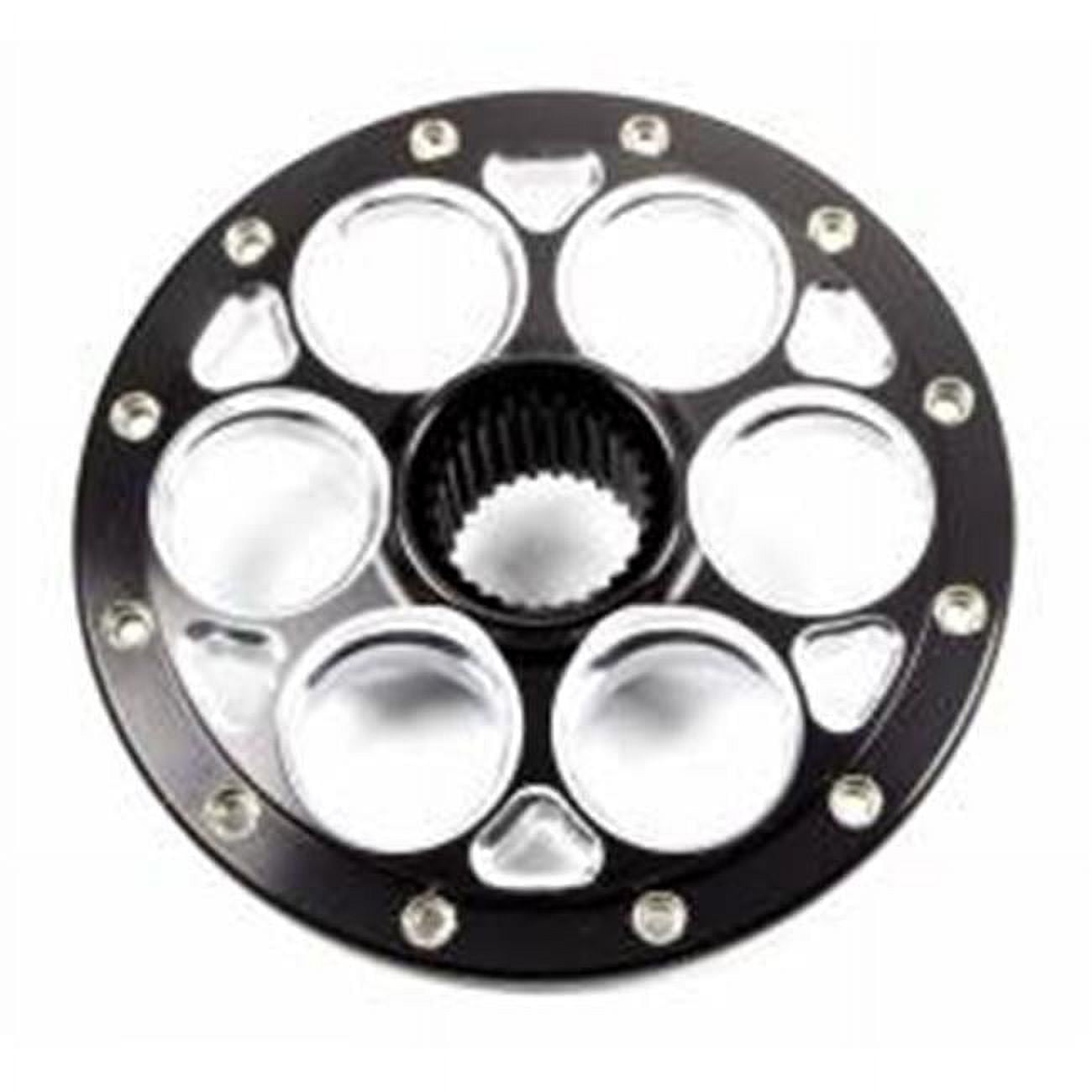 10 in. Micro Black Magnum 27 Spline Wheel Center Section - Walmart.com