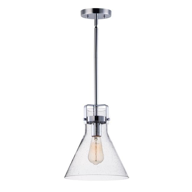 10 in. Seafarer One-Light Single Pendant Ceiling Light, Polished Chrome ...
