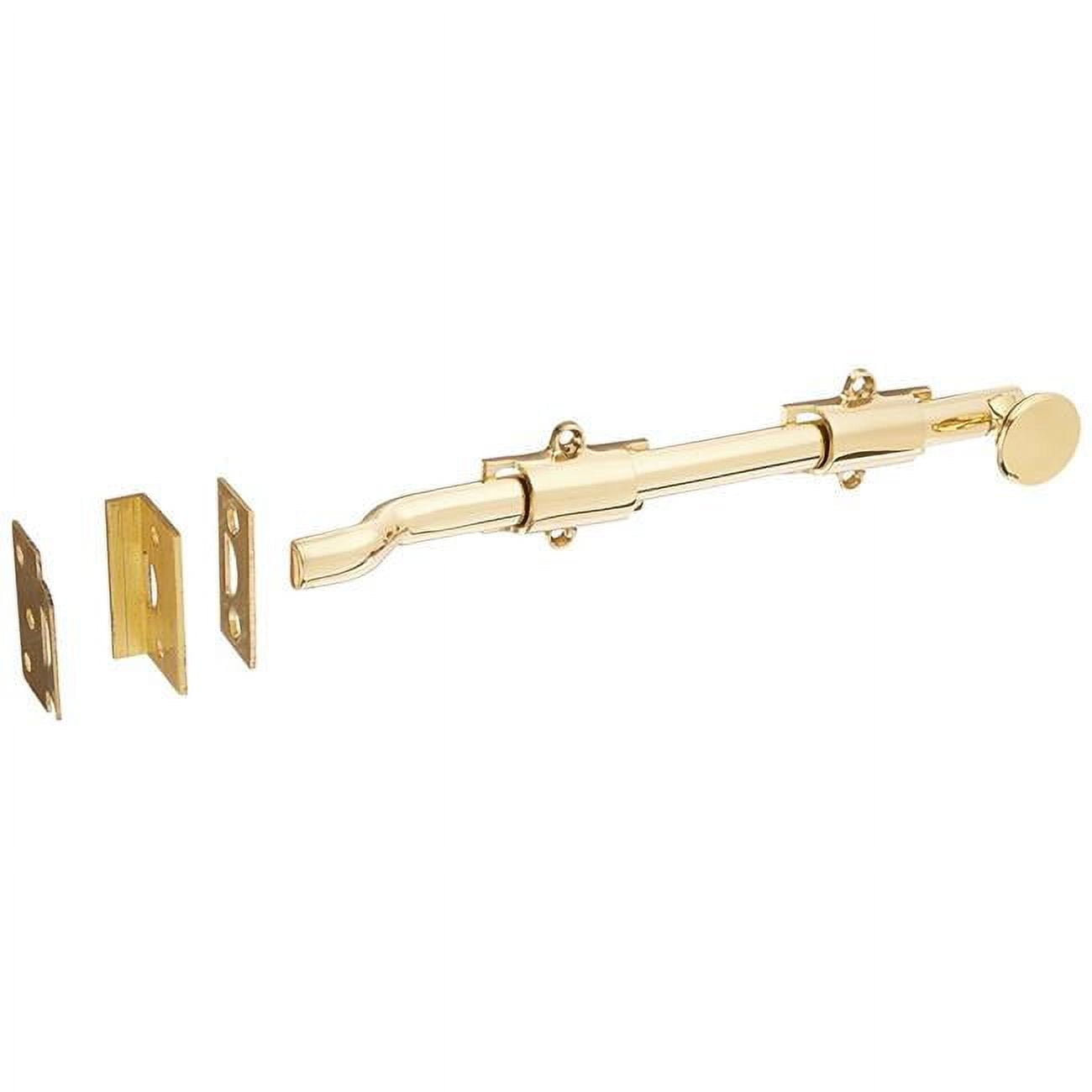 10 in. Surface Bolt Offset Heavy Duty Solid Brass-US3 - Walmart.com