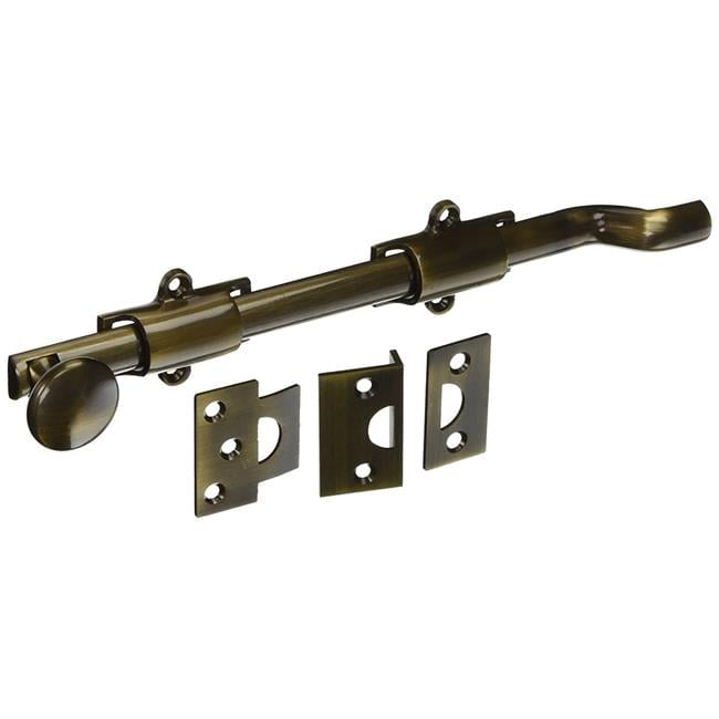 10 in. Surface Bolt offset Heavy Duty Solid Brass-US5 - Walmart.com