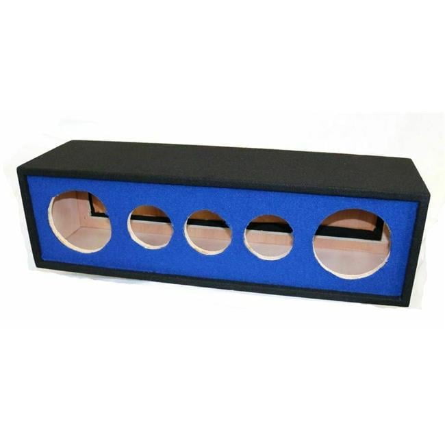 10-in Two Horn Three Tweeter Side Speaker Enclosure, Blue - Walmart.com