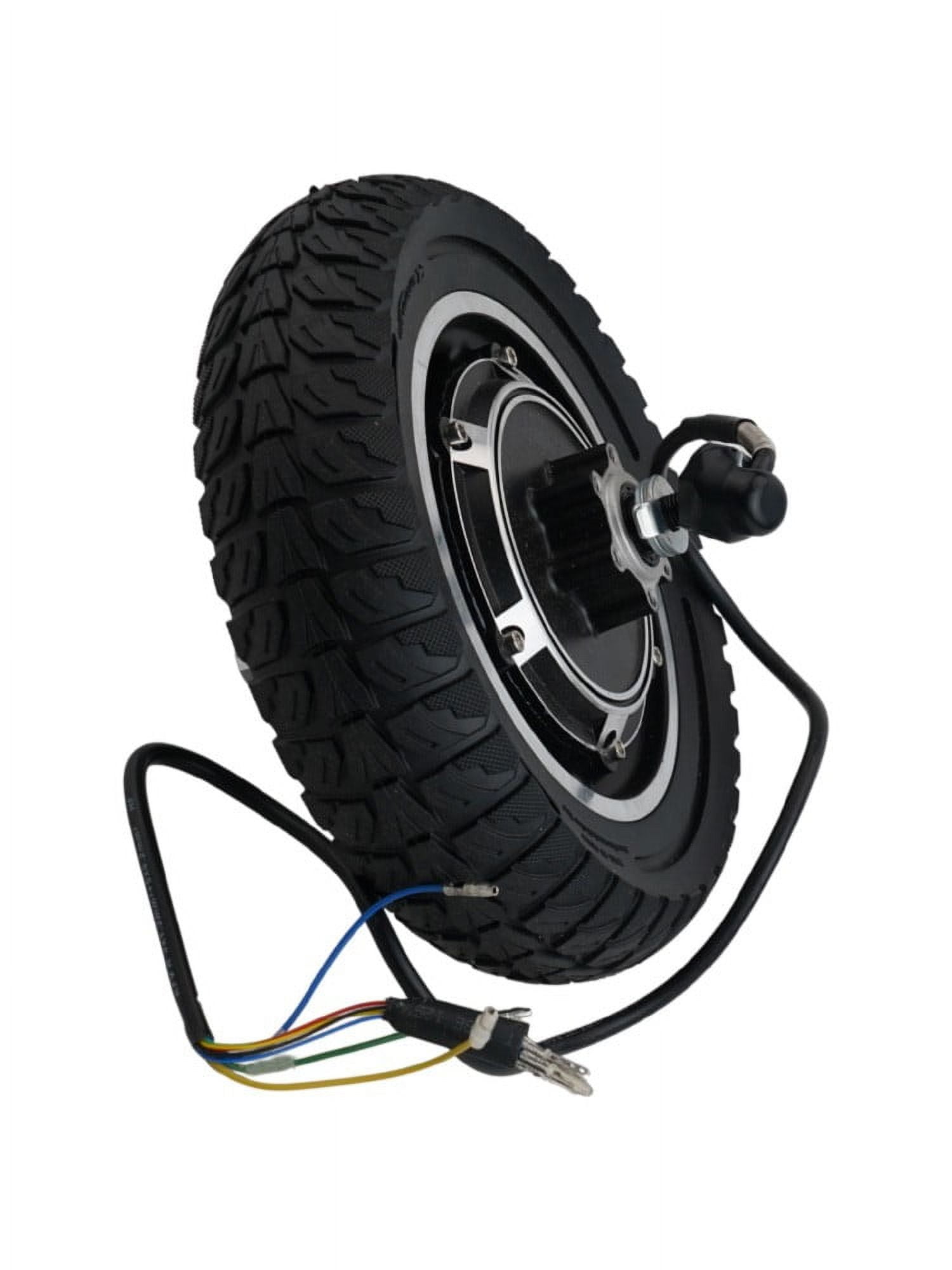 10 inch 10x2.5 Tire 48V500W Wheel Hub Motor For Kugoo 4/4 PRO Electric Scooter Black YIWEI ...
