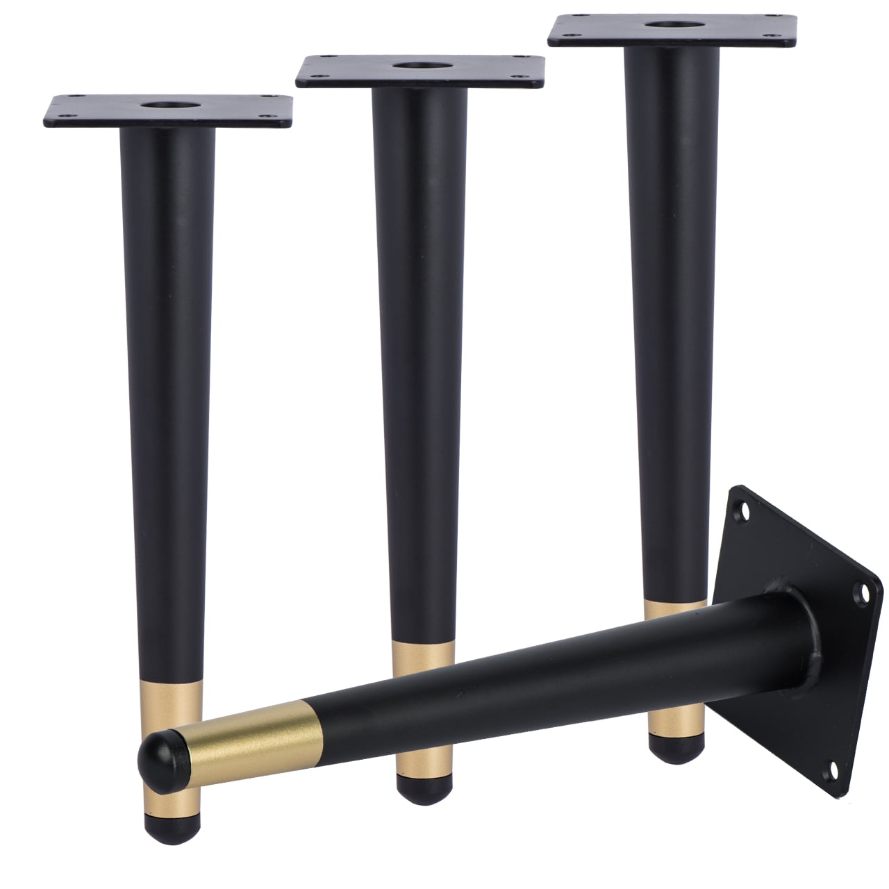 10 inch / 25cm Metal Furniture Legs, Tchosuz Pack of 4 Mid Century ...