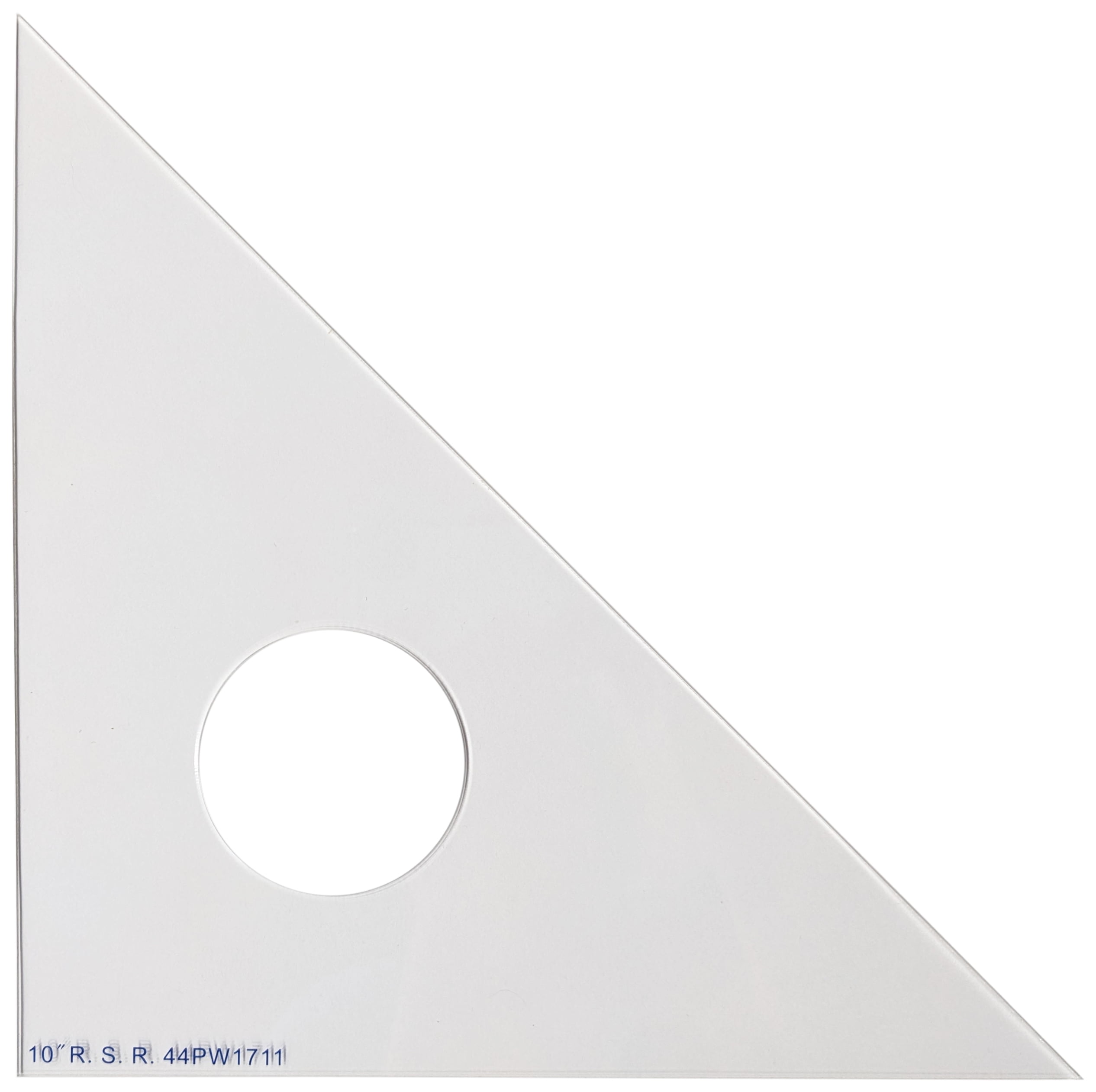 10-inch 45-45-90 Drafting Triangle, Clear Plastic - Walmart.com