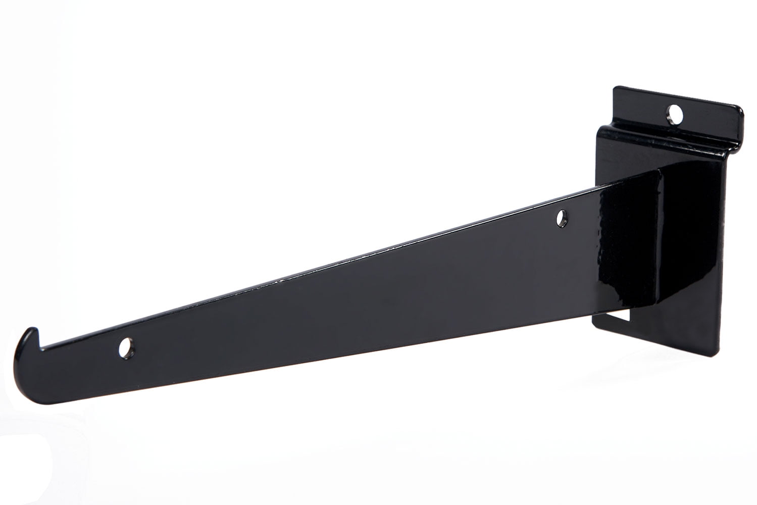 10 inch Black Shelf Bracket for Slatwall - 10 PK - Walmart.com