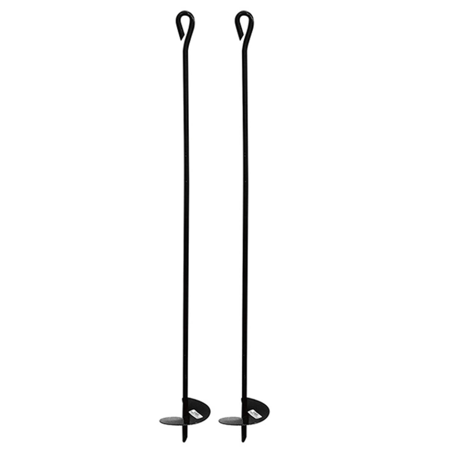 10 inch Chrome Tent Stake Eye Hooks (1 Pack) - Party Supplies ...