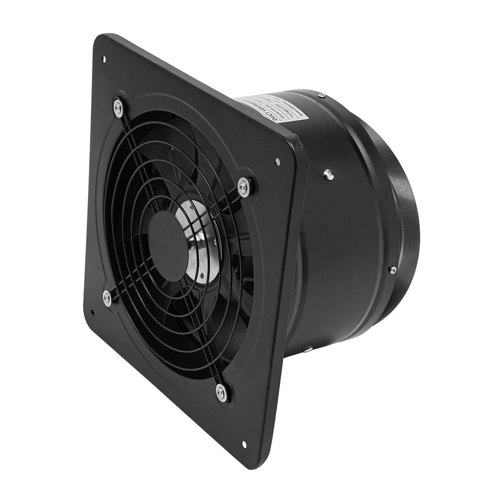 10-inch Exhaust Fan, Wall Mount Ventilation Fan with Fully Automatic ...