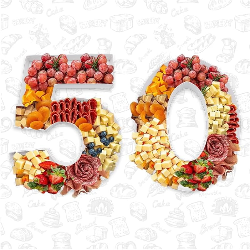 10 inch Fillable Cardboard Tray Number Paper Mache Box for Charcuterie ...