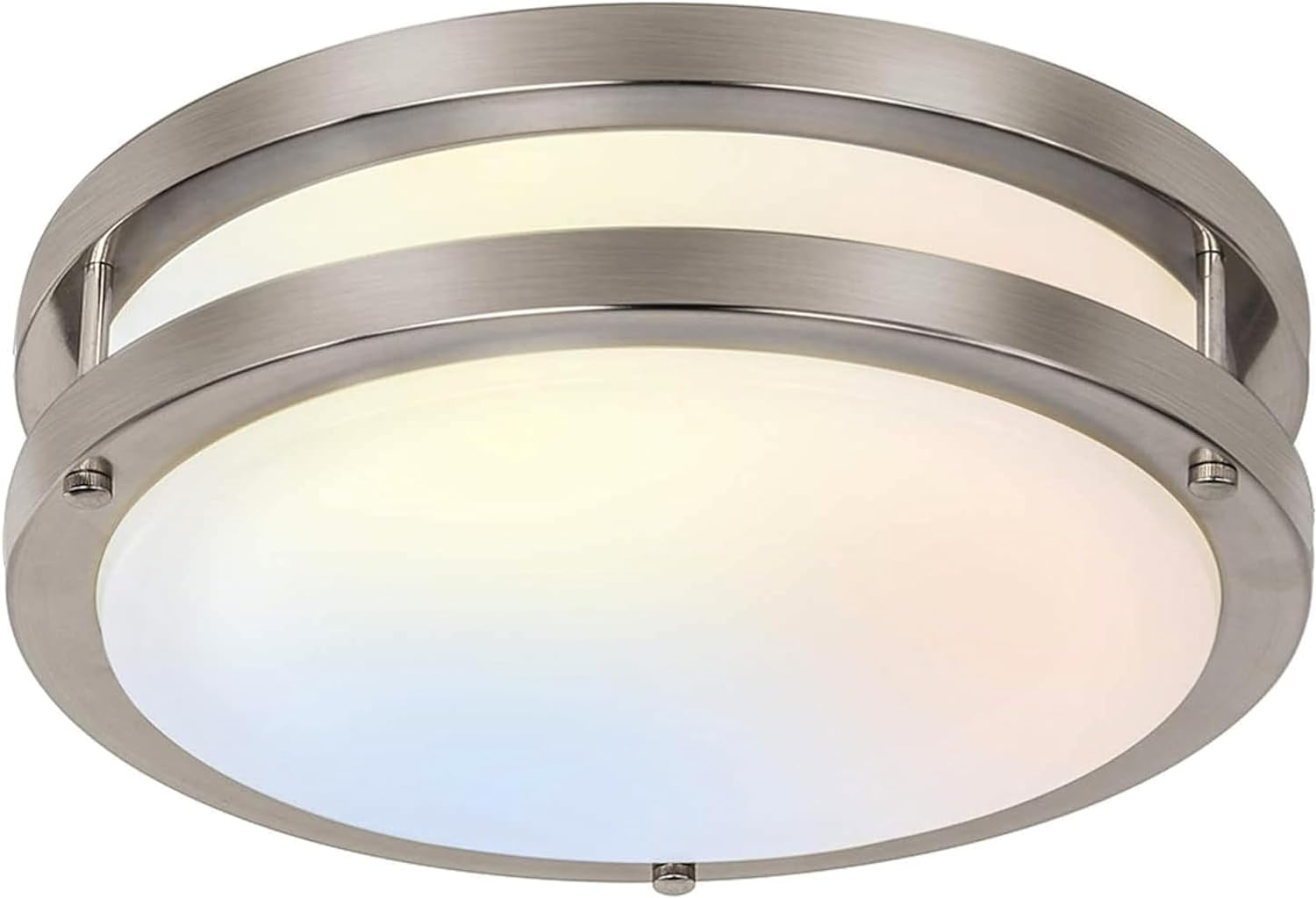 10 inch Flush Mount LED Ceiling Light Fixture, 17W 1100lm, 2700K/3000K ...