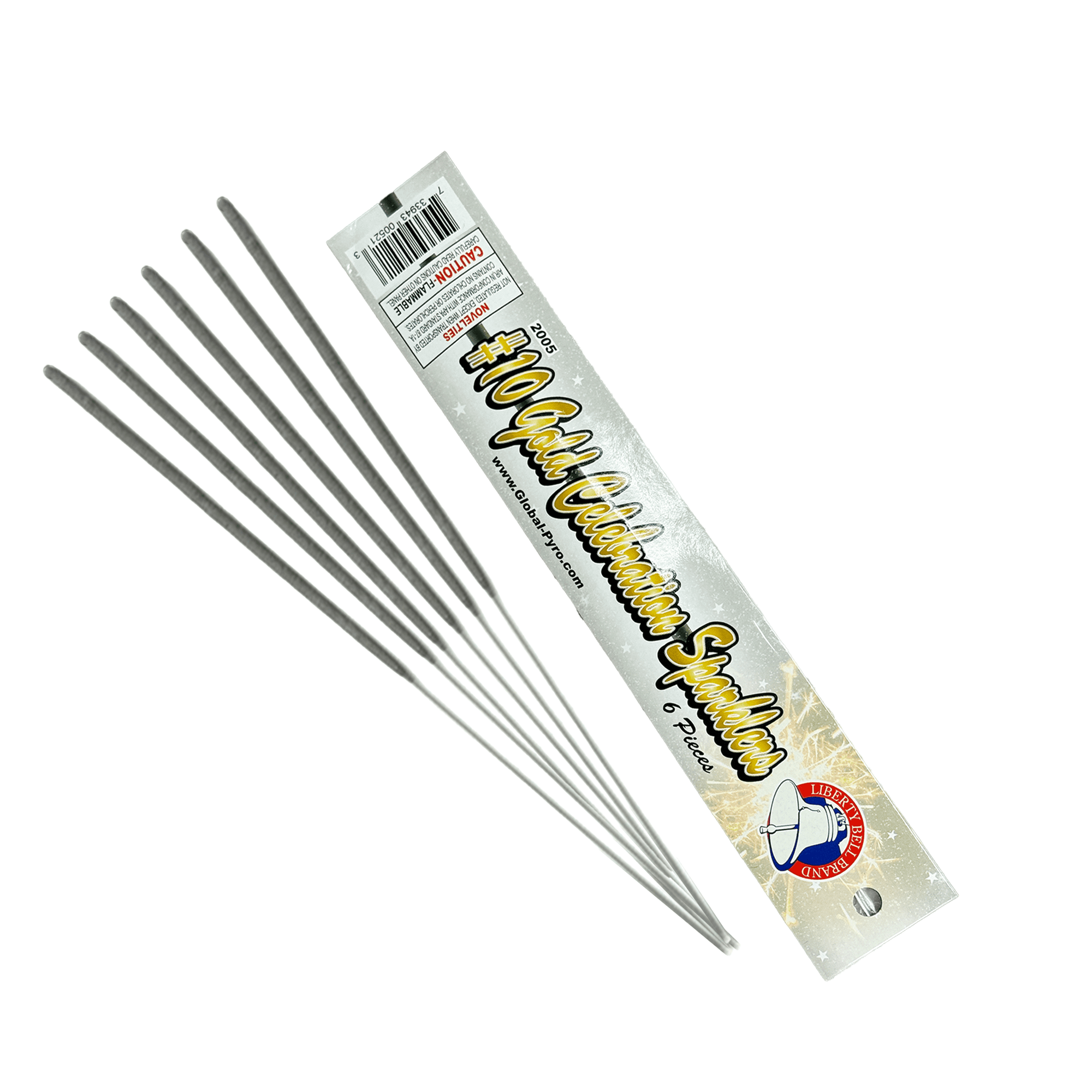 10-inch Gold Sparklers-24 Piece Fireworks for Parties, July 4th, New ...