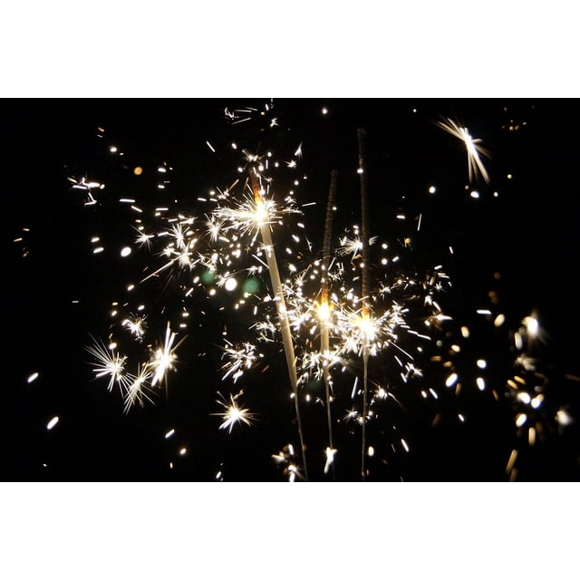 10 inch Gold Sparklers Bulk-96 Piece for Fourth of July, New Year's ...