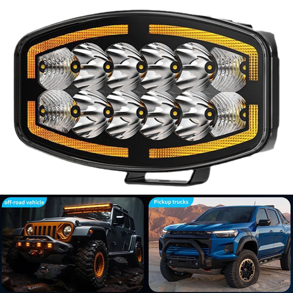 10 inch Led Fog Driving Lights Spotlight Truck 24V Trailer Spot Light ...