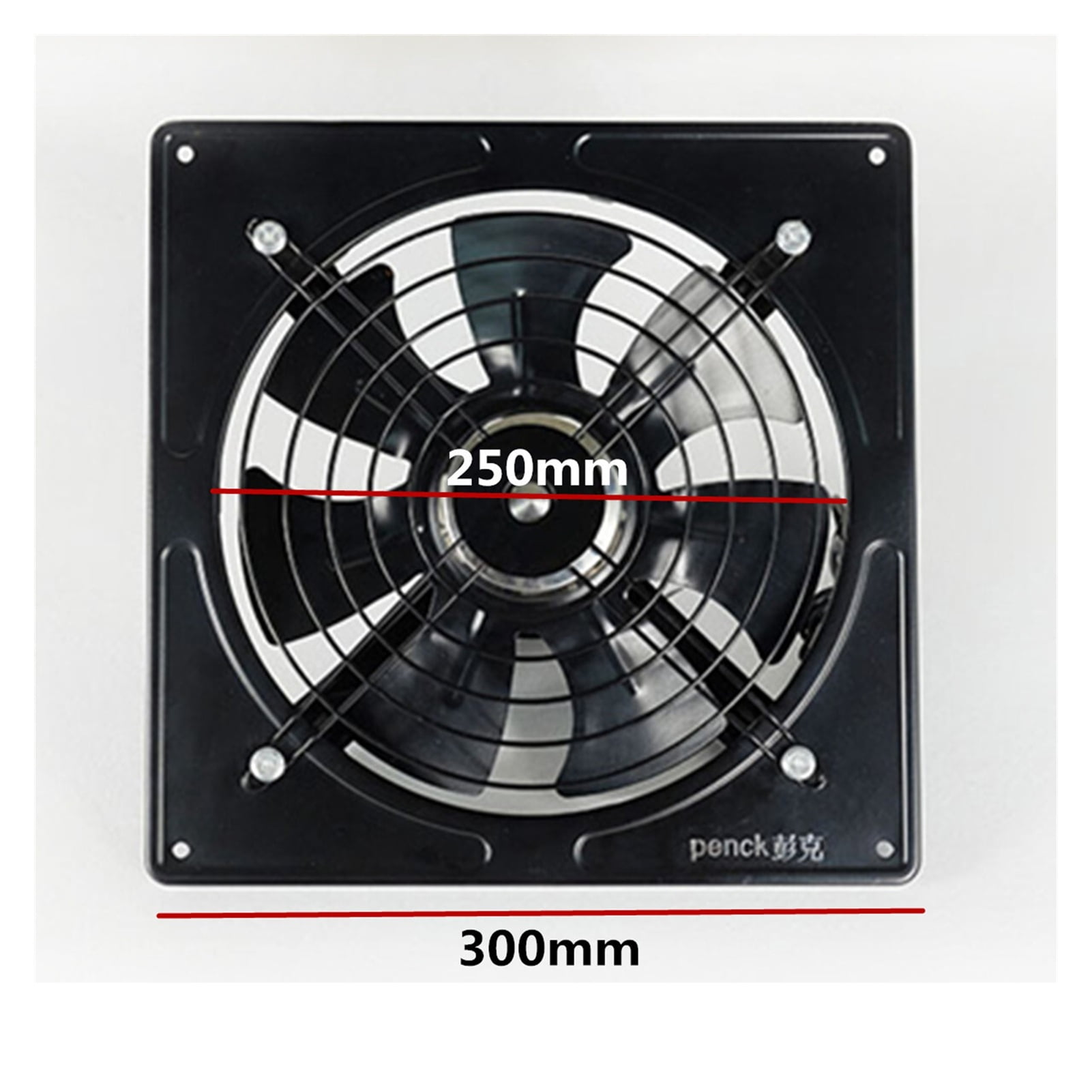 10 inch Metal Exhaust Fan Booster Fan Extractor Intake Ventilation ...
