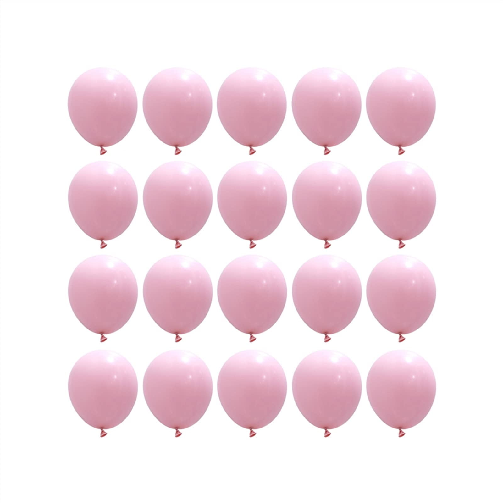 10 inch Pastel Pink Party Balloons, 100 pcs Macaron Pink Latex Balloons ...