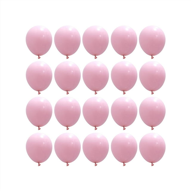 10 inch Pastel Pink Party Balloons, 100 pcs Macaron Pink Latex Balloons ...