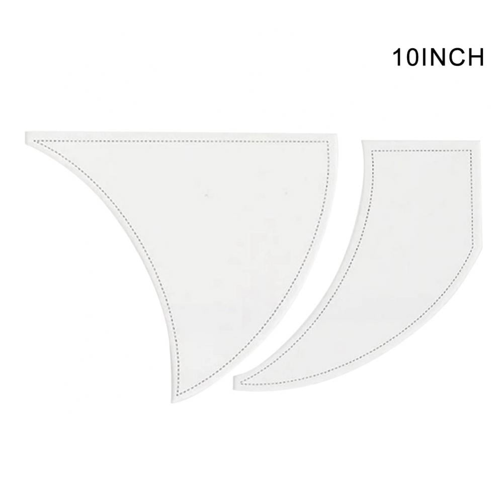 10 inch Patchwork Ruler Professional DIY Acrylic Twisted Pinwheel ...