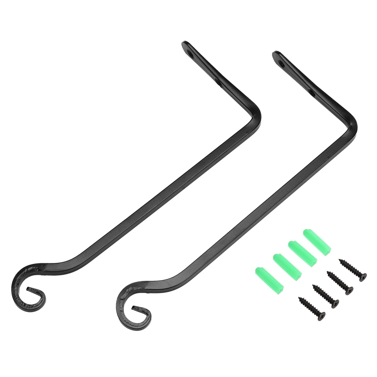 10-inch Rustic Metal Wall Plant Hook for Hanging Plants and Decor ...