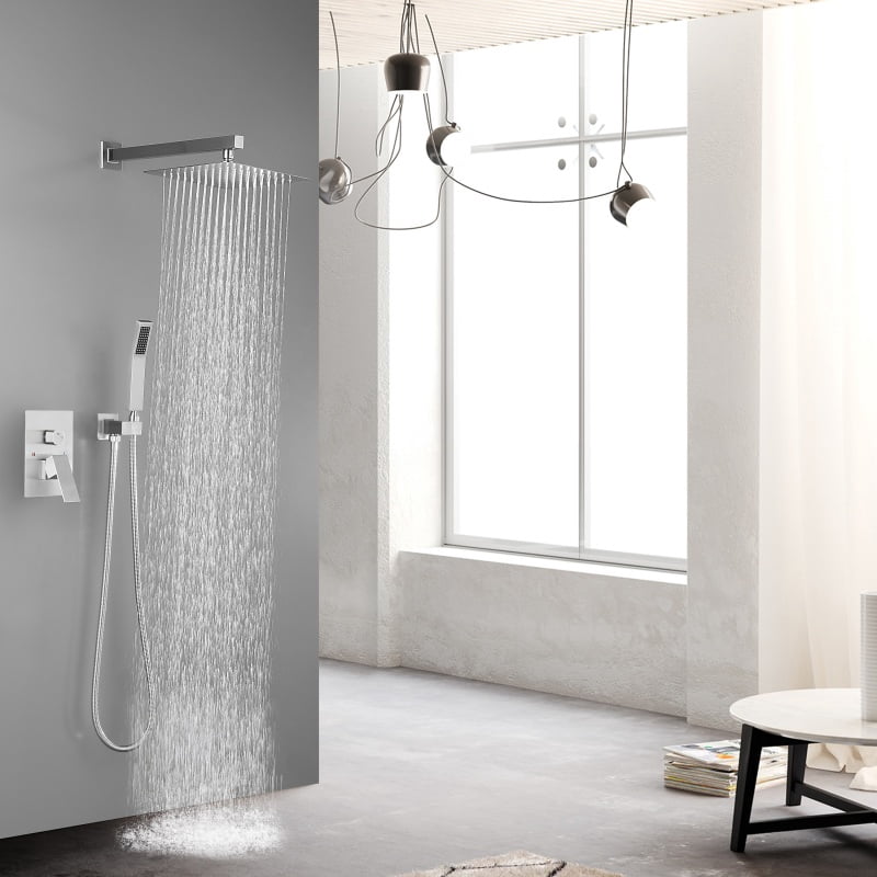 10 inch Shower Head Bathroom Luxury Rain Mixer Shower Complete Combo ...
