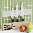 10-inch Steel Magnetic Knife Strip - Wall Mounted No Screw Magnetic ...