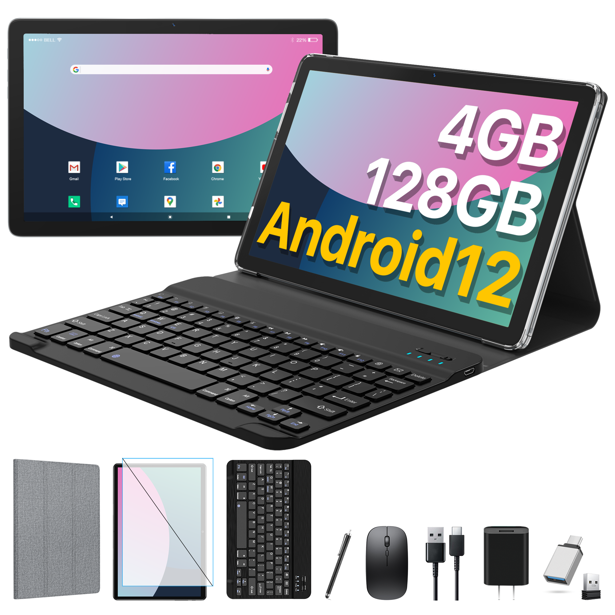 Lenovo Tab M10 Plus Gen 3, 10.6" 2K, 64GB Wi-Fi Tablet, 4GB RAM ...