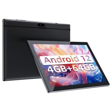 10'' Android 12 Tablet, 2 in 1 with Keyboard, 32GB ROM/512GB Expandable ...