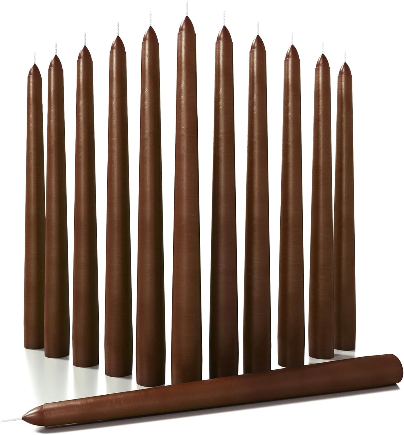 10 inch Taper Candles Set of 12 - Dripless Tapered Candles and ...
