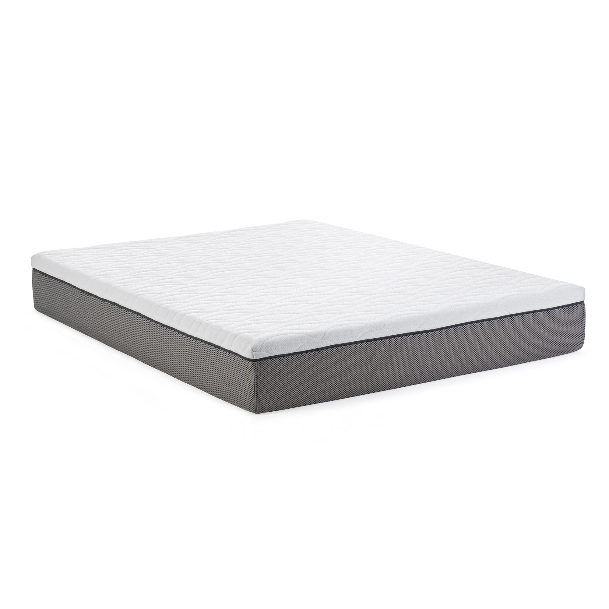 10 inch Twin Size Mattress with Latex Foam and Air Channel Base The ...