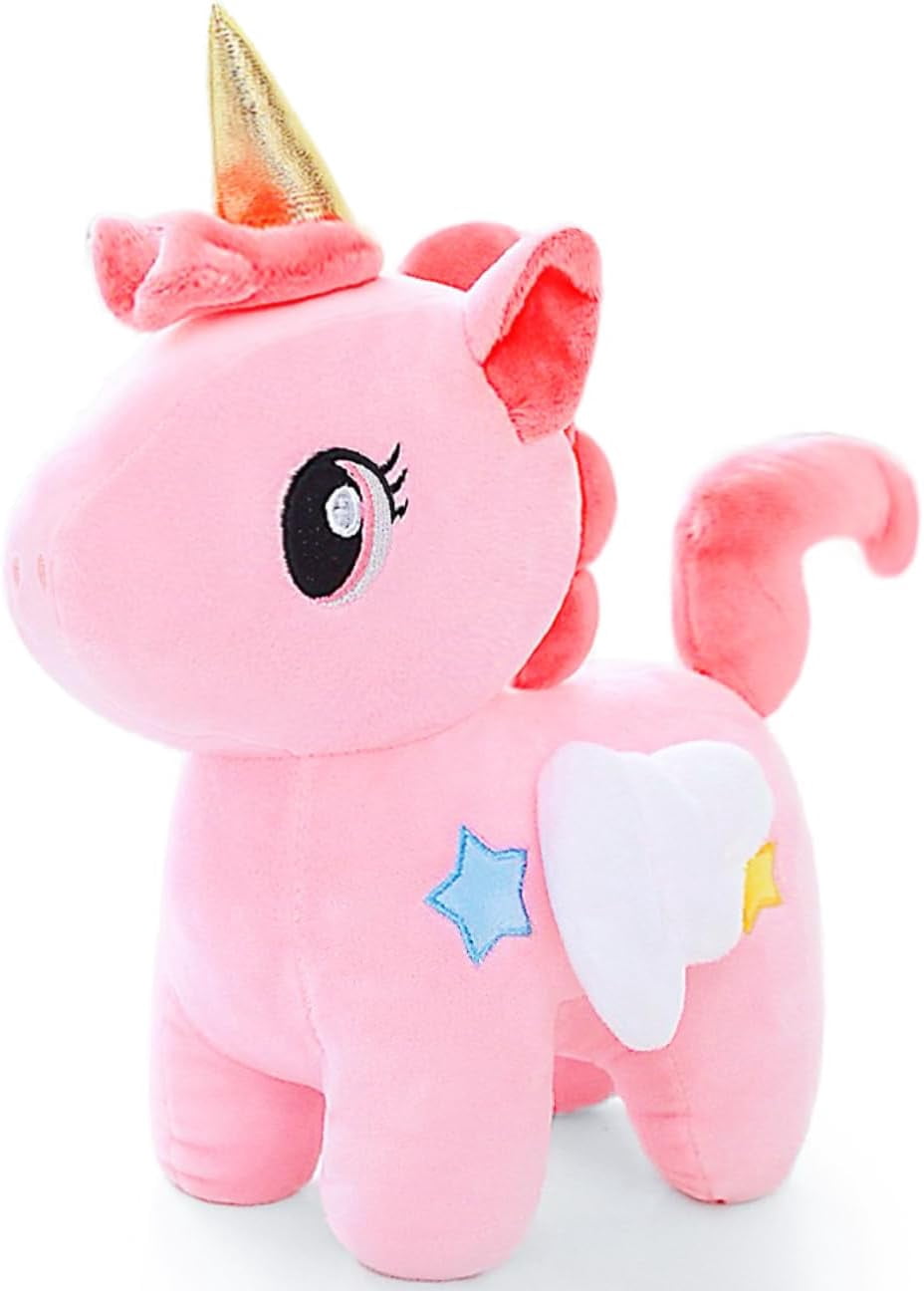 10-inch Unicorn Stuffed Animal Plush Toys, Cute Stuffed Animals for ...