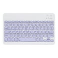 10-inch Wireless Bluetooth Keyboard Three-system Universal Colorful ...