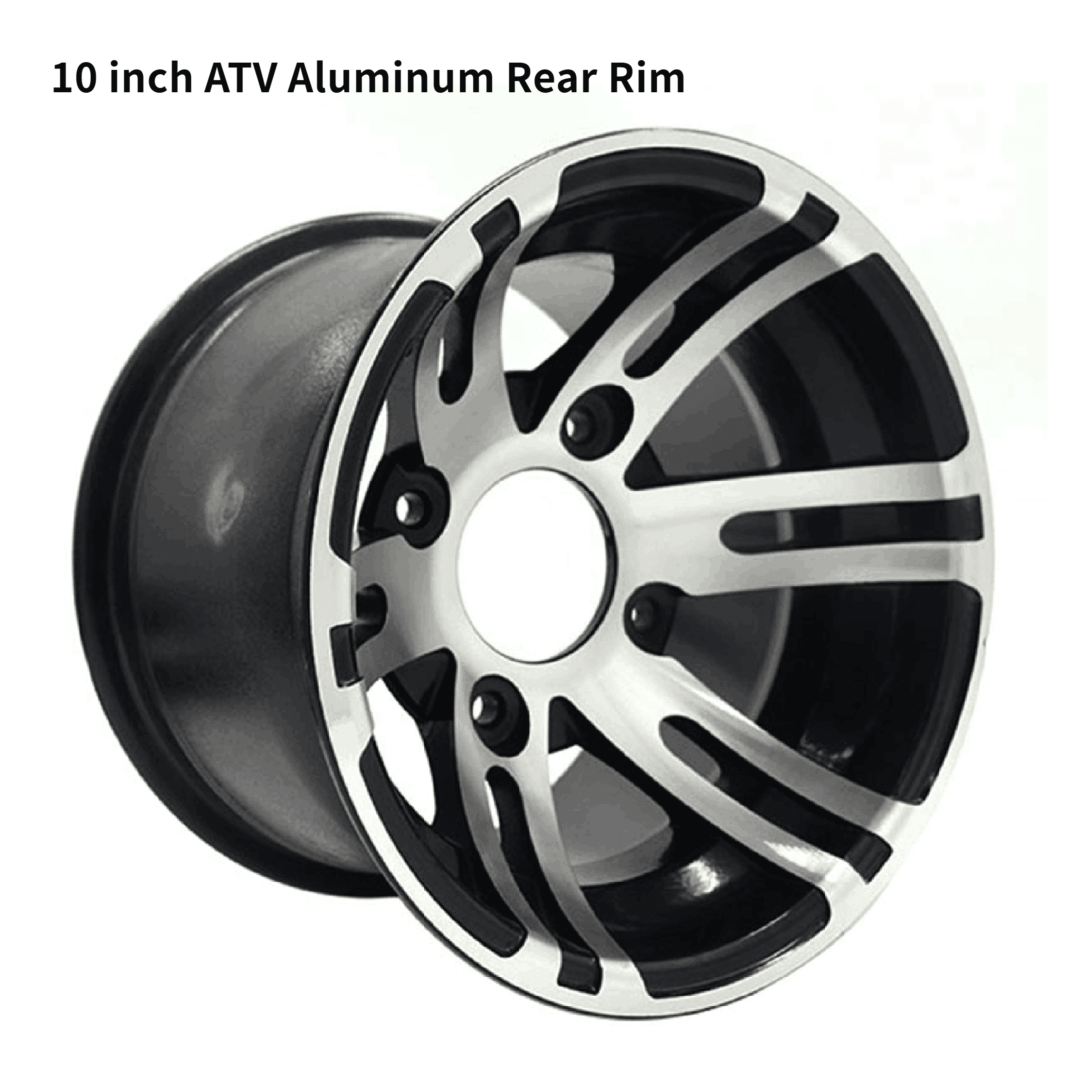 10 inch aluminum wheel rim rear 22x10-10 for Kart ATV off-road vehicles ...