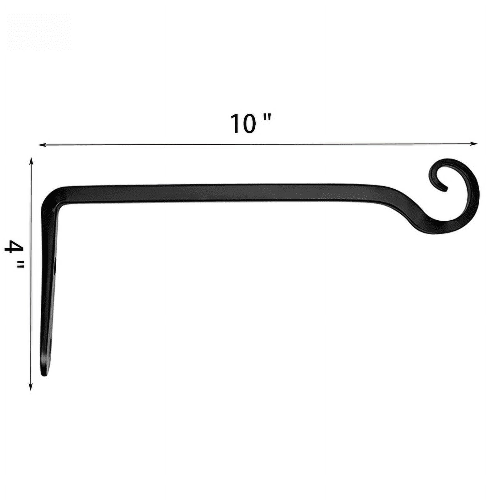 10 inch flower basket flower pot hook hanging plant stand wall lamp ...