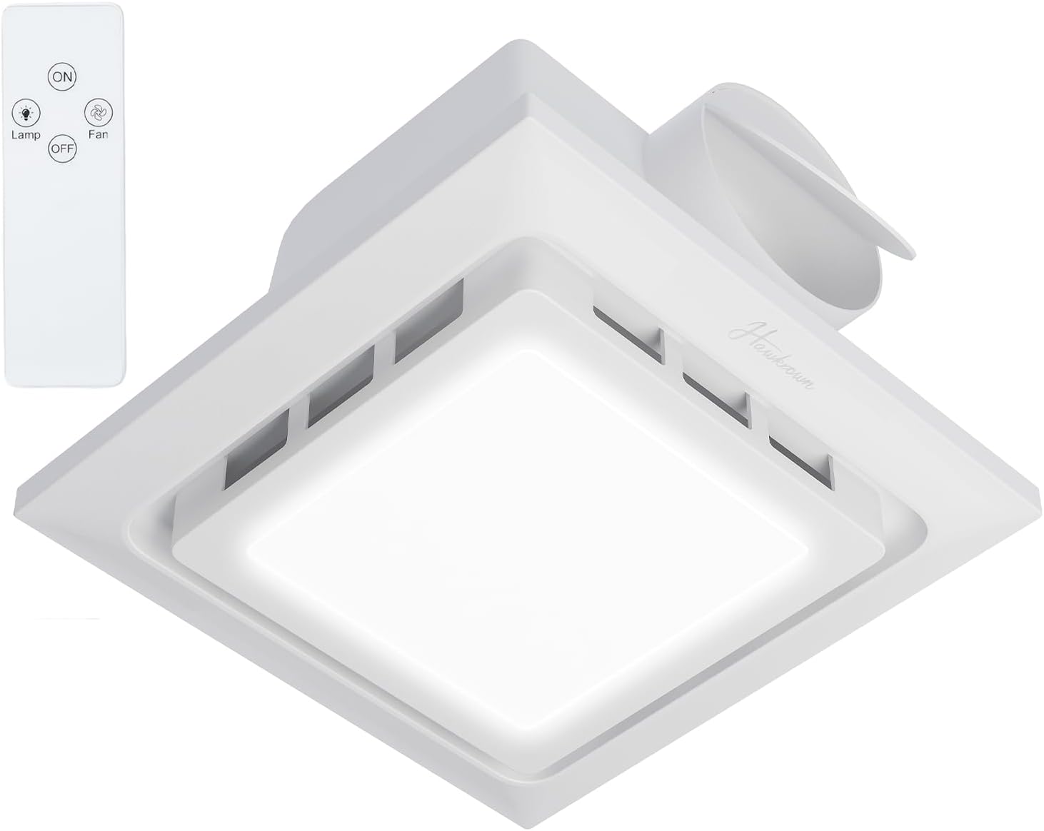 10-inch panel bathroom exhaust fan with light, 8-inch 8-inch ceiling ...