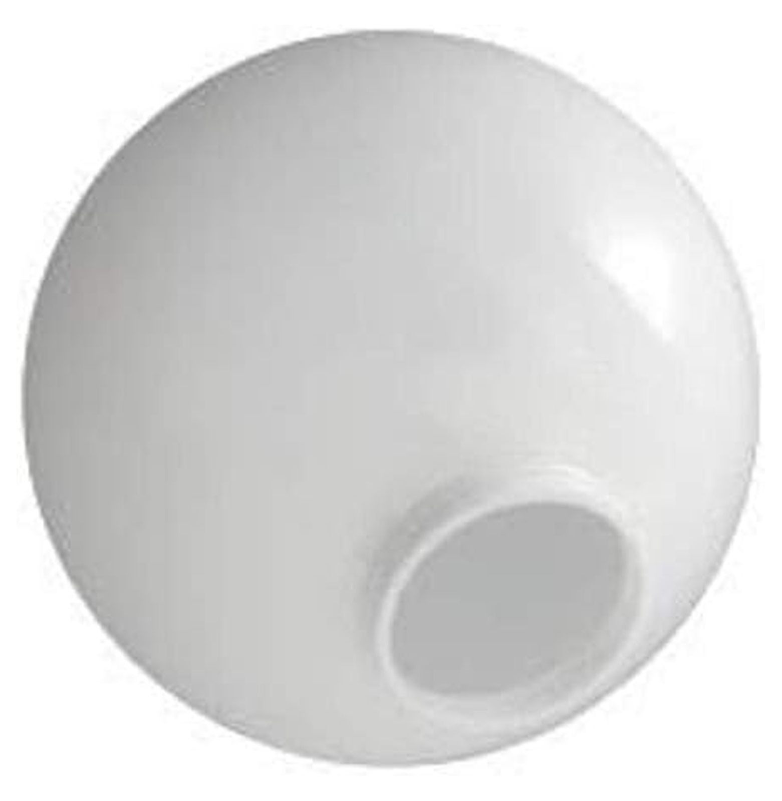 10 inch white acrylic replacement globe with 4 inch neck - Walmart.com