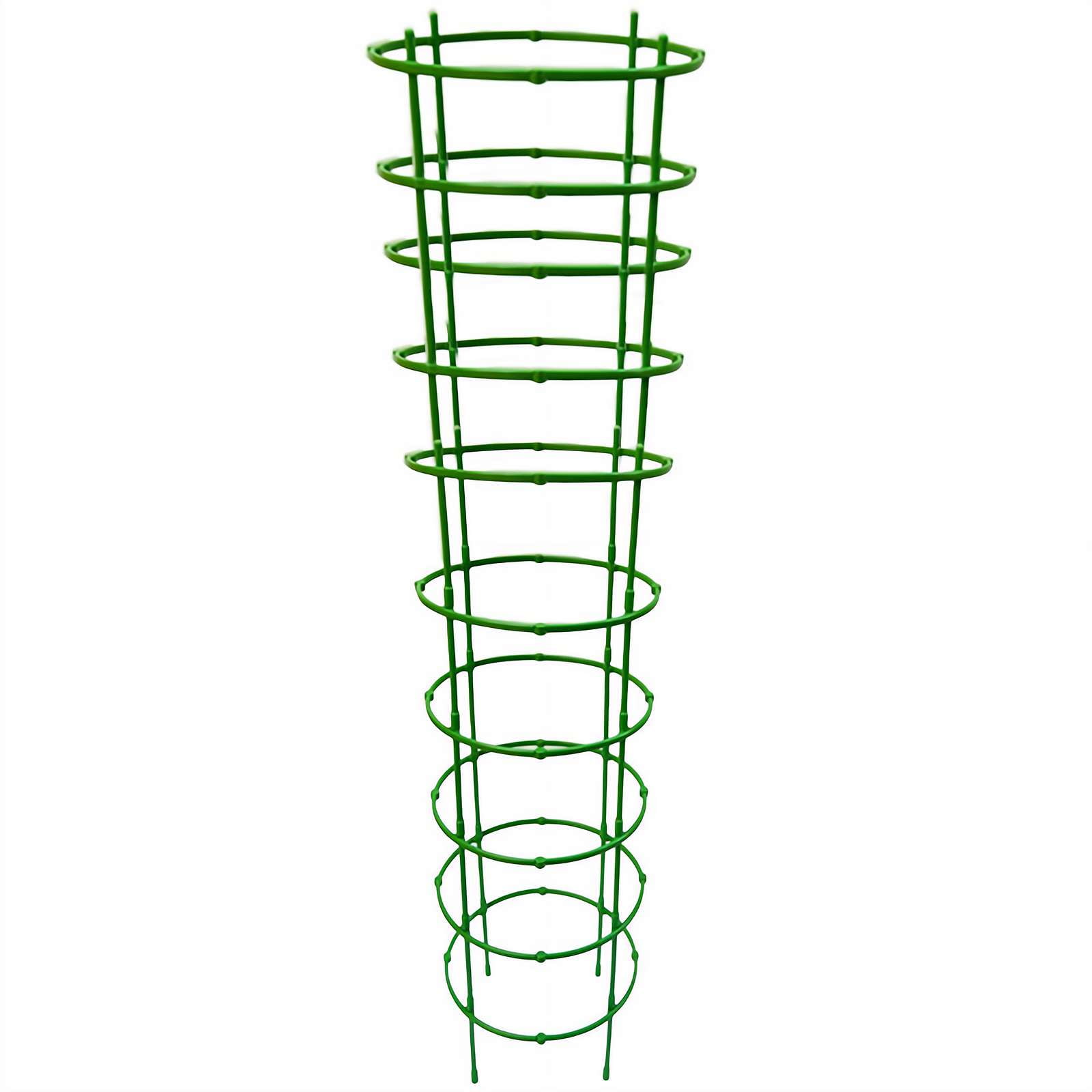 10-layer plastic plant support stakes, semi-circular climbing vine ...