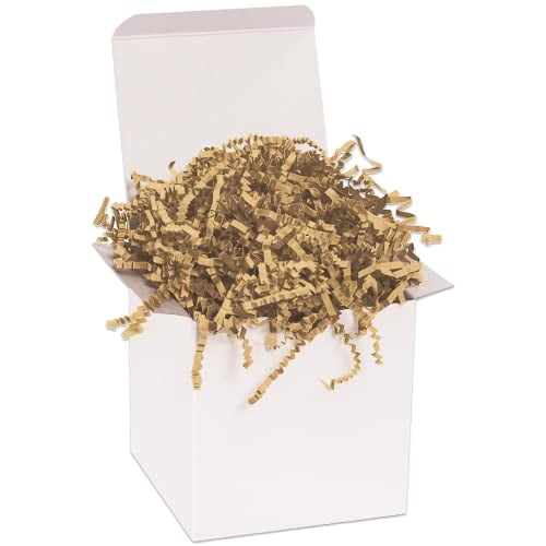 10 lb. Cognac Crinkle Paper Packing, Shipping, and Moving Box Filler ...