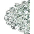 10 lb Reflective Fire Pit Glass Diamonds - Clear, for Propane Pit ...