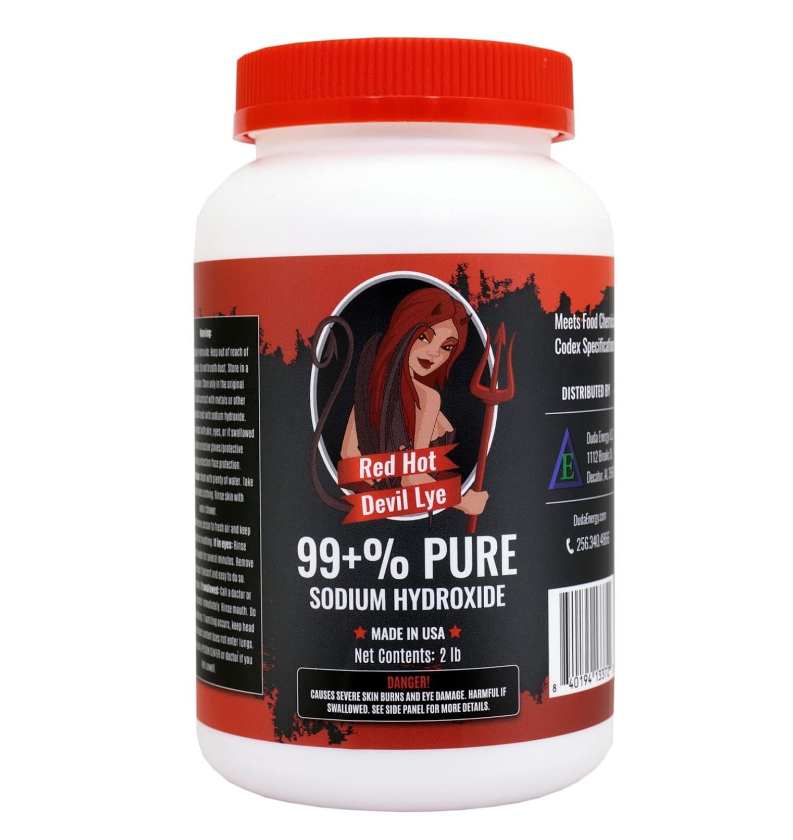 10 lb Red Hot Devil Lye Sodium Hydroxide Meets Food Chemical Codex High ...