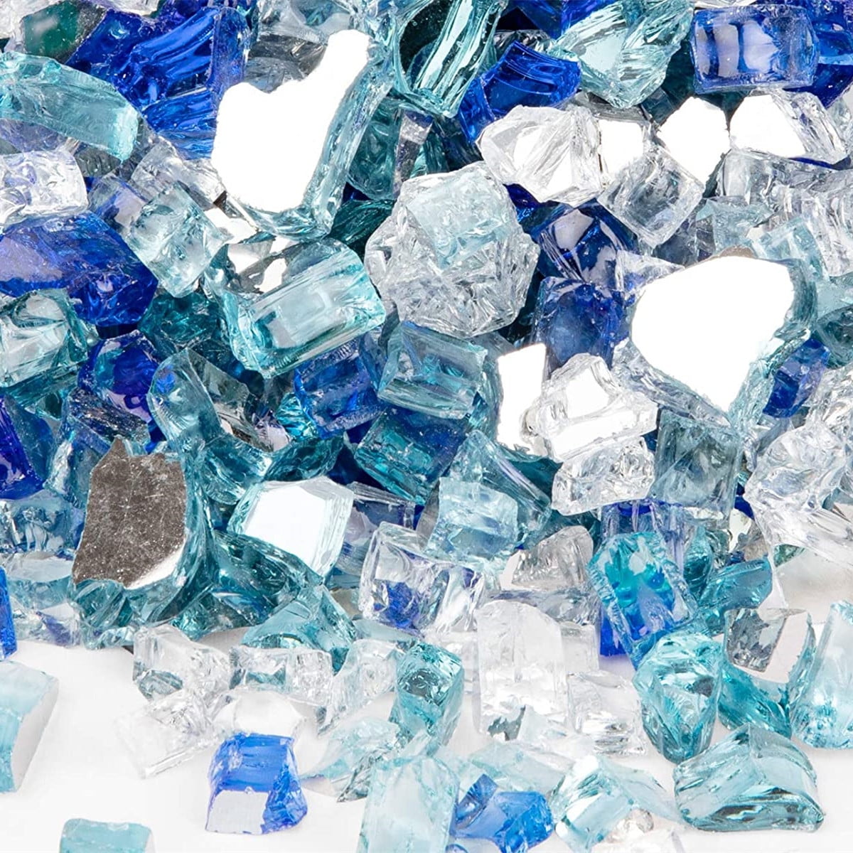 10lbs Tempered Crystal Glass for Gas Fire Pit Table, 1/2-inch ...